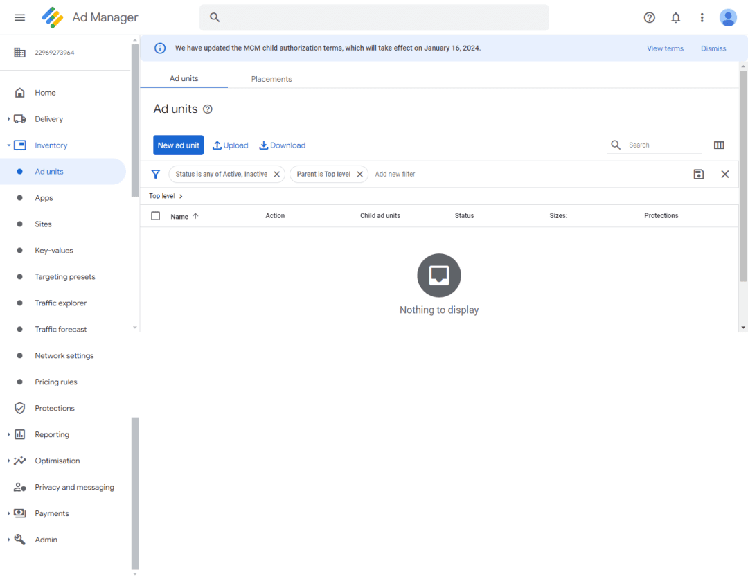 Setting up Inventory in Google Ad Manager - Advergic